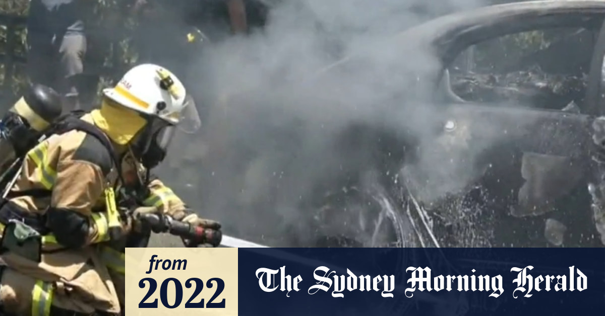 Video: Car fire prompts phone charger warning