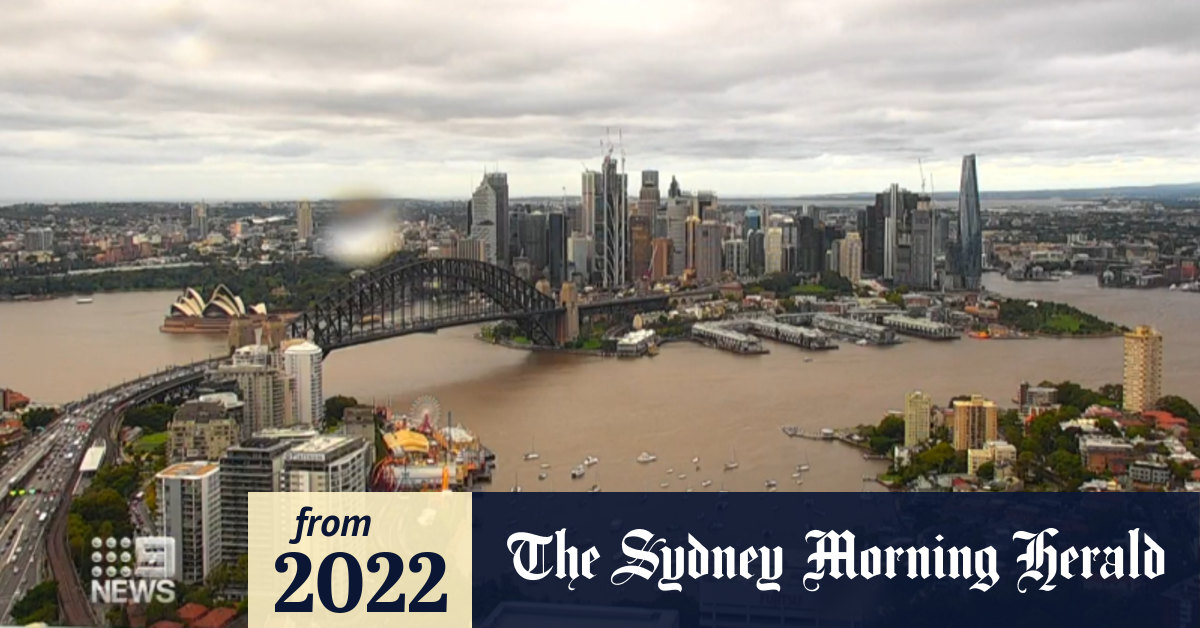 Video: Water in Sydney Harbour turns brown