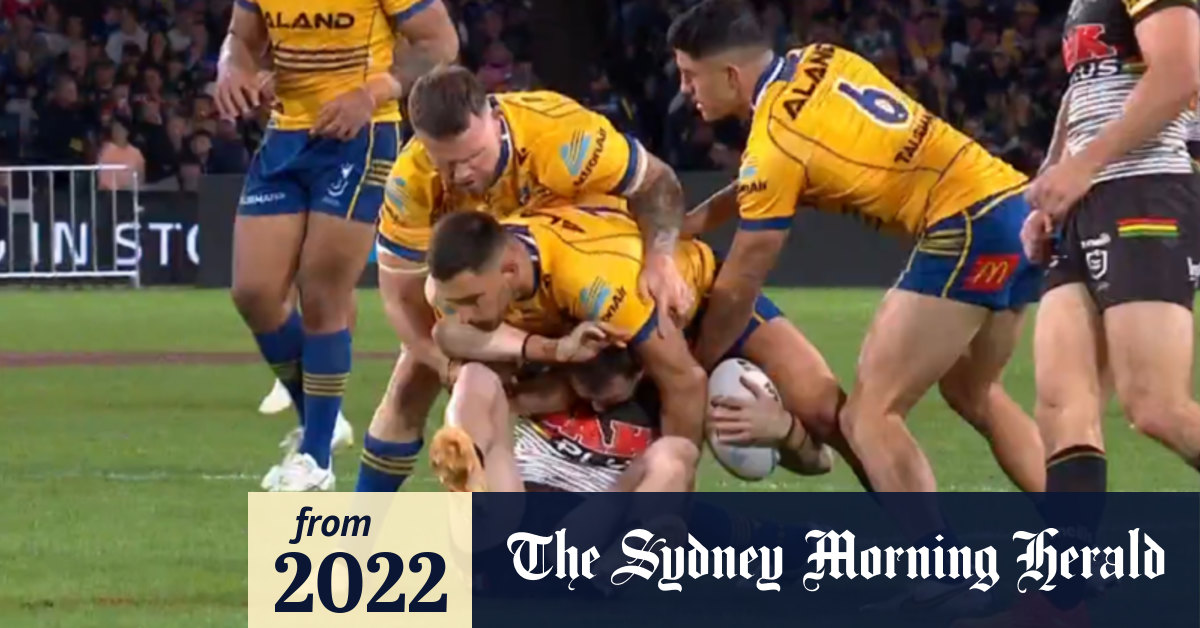 Video: Eels star banned for ugly tackle