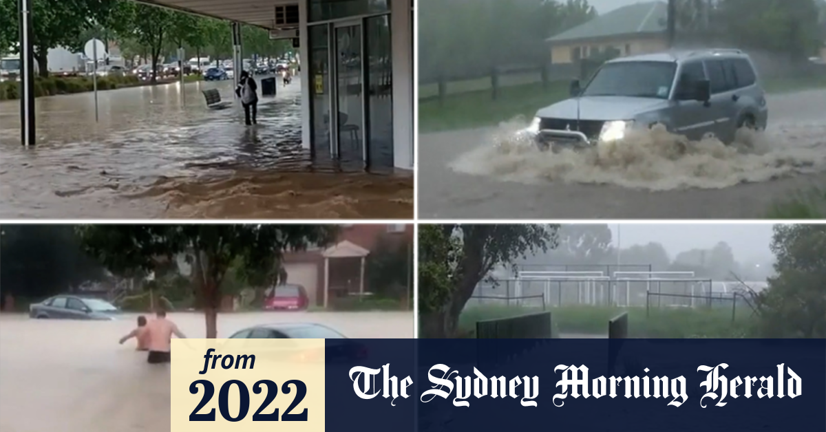 Video: Melbourne's outer suburbs smashed by flash flooding after freak ...