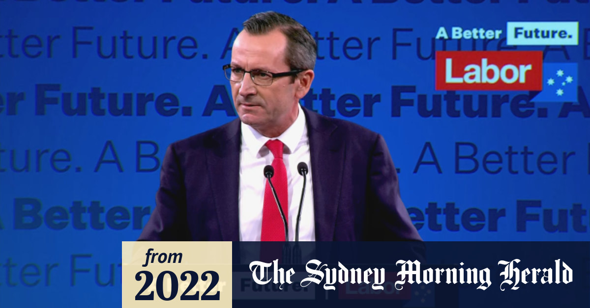 Video: WA Premier speaks at Labor launch campaign