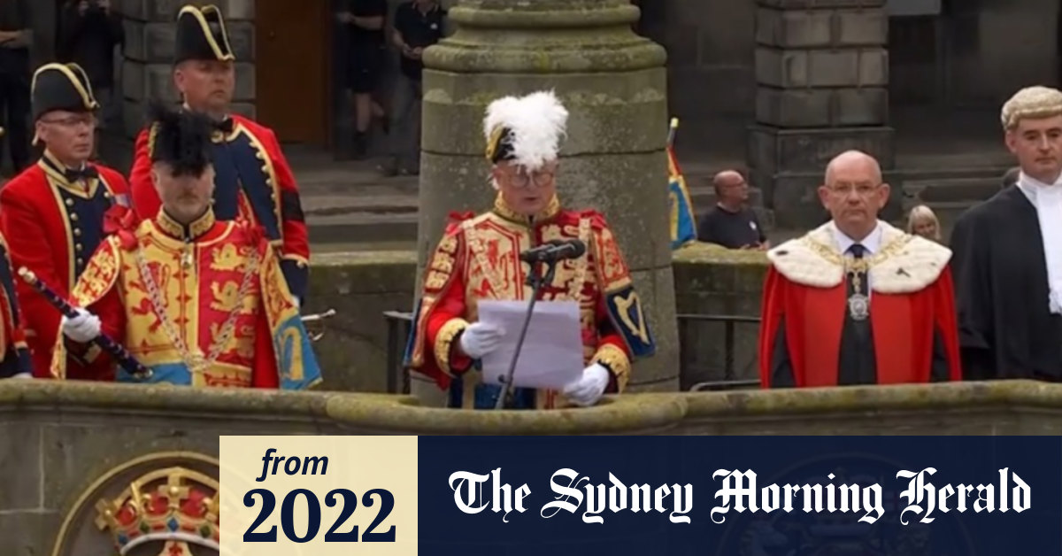 Video: Charles III proclaimed King in Scotland