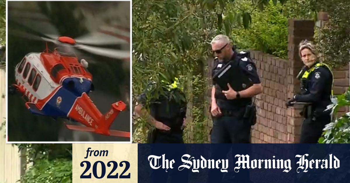 Video: Two people injured after gas bottle explosion in Melbourne