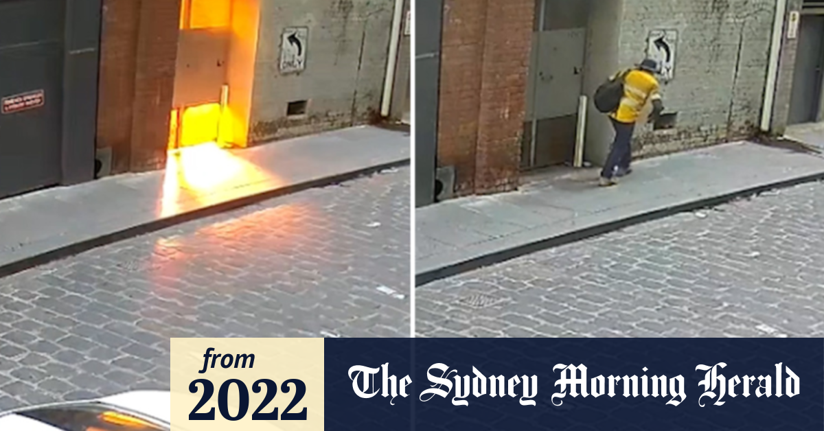 Video: Copper thief causes large explosion in Melbourne CBD building