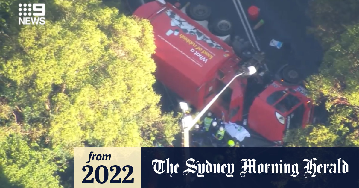 Video: Driver trapped after truck crushes ute in crash