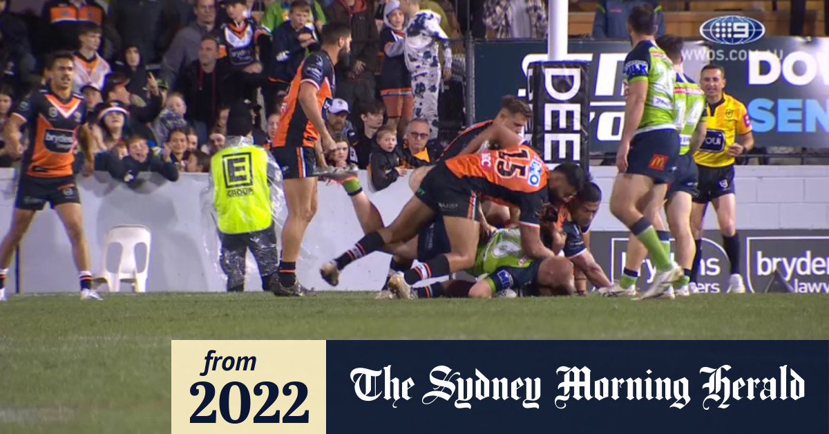 Video: NRL Highlights: Tigers v Raiders - Round 25