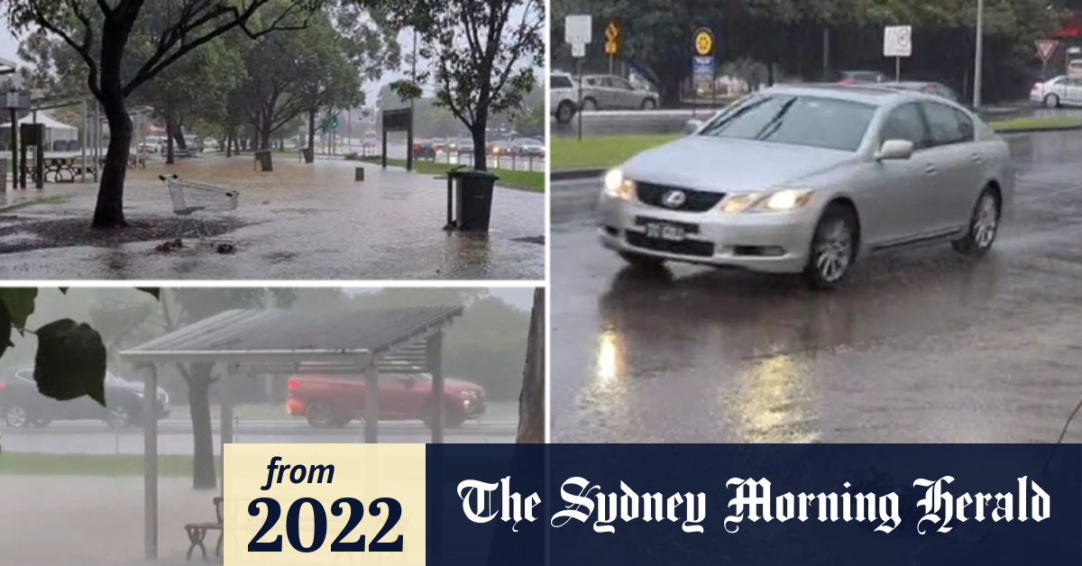 Video: Heavy flooding in Gosford leads to closure of Central Coast Highway
