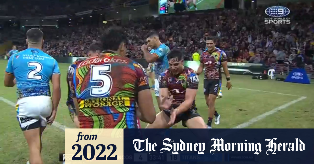 Video: Cobbo's brilliant Indigenous Round try celebration