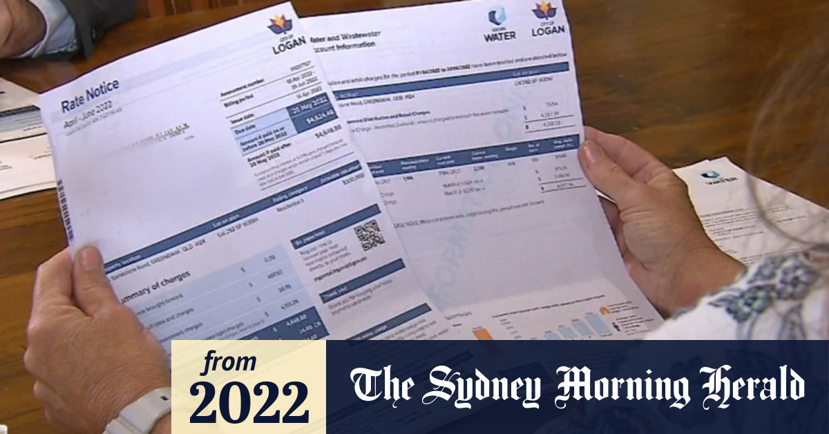Video: Queensland couple contests $4133 water bill