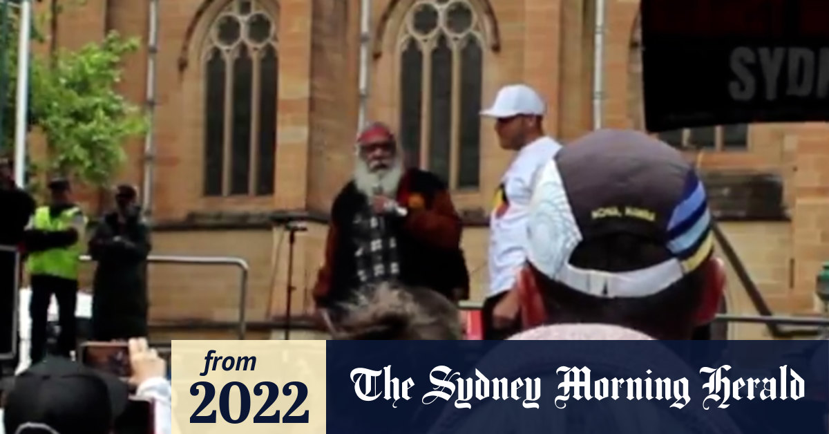 Video: Uncle Max Harrison at the Millions March on 27 November 2021