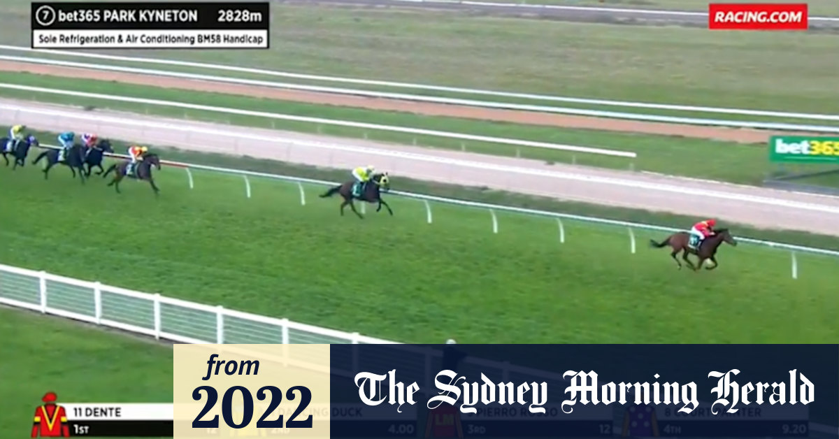 Video: Jockey goes for the winning post a lap too early