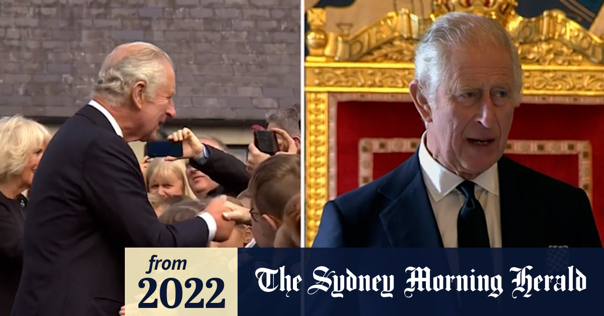 Video: King Charles visits Belfast on first trip as monarch