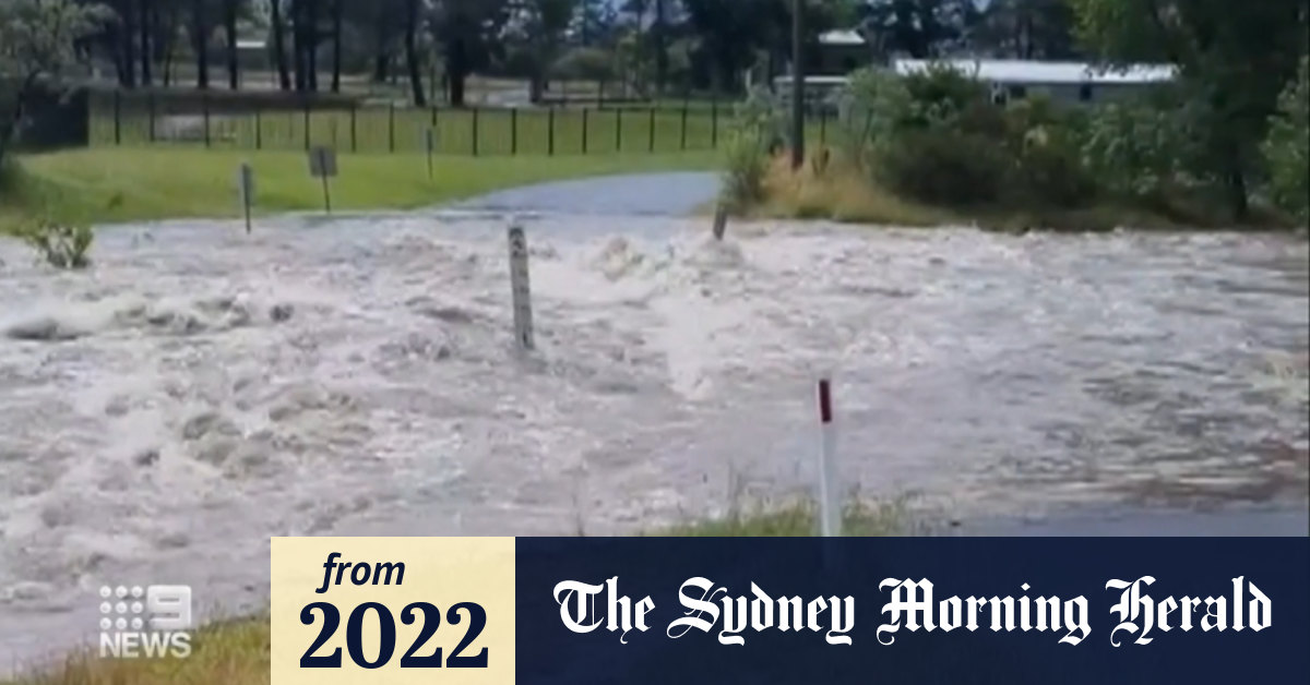 Video: Storms in Lithgow trigger flash flooding
