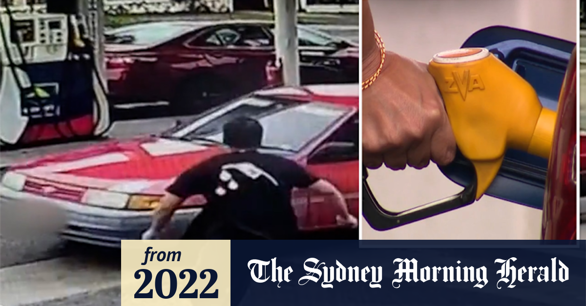 Video: Thieves caught stealing fuel from Sydney petrol stations
