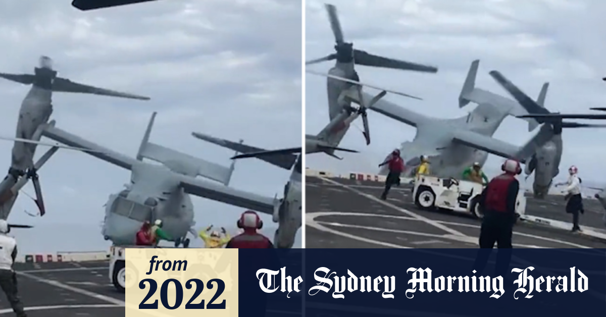 Video: New footage captures Queensland military disaster