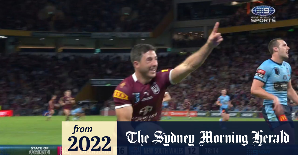 Video: Hunt charge-down intercept wins Origin for Queensland
