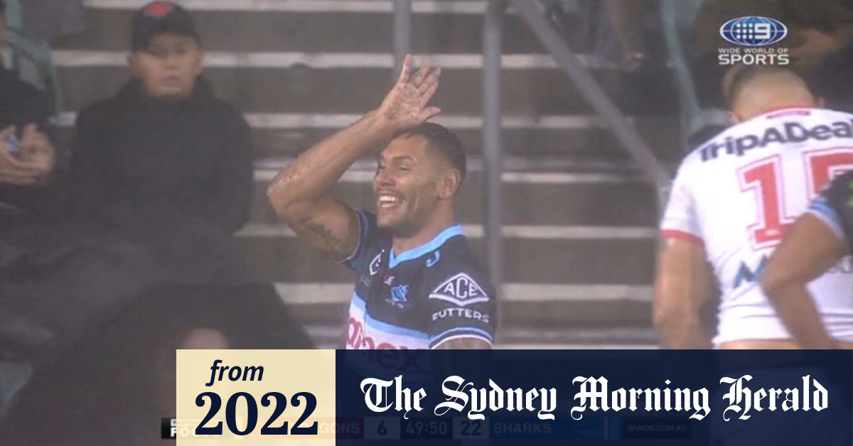 Video: Sharks score 'in the most remarkable circumstances'