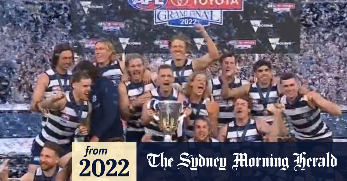 Video: Geelong fans party into the night after AFL Grand Final victory