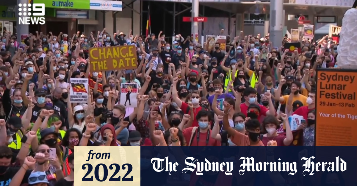 Video: Thousands march in 'Invasion Day' rallies