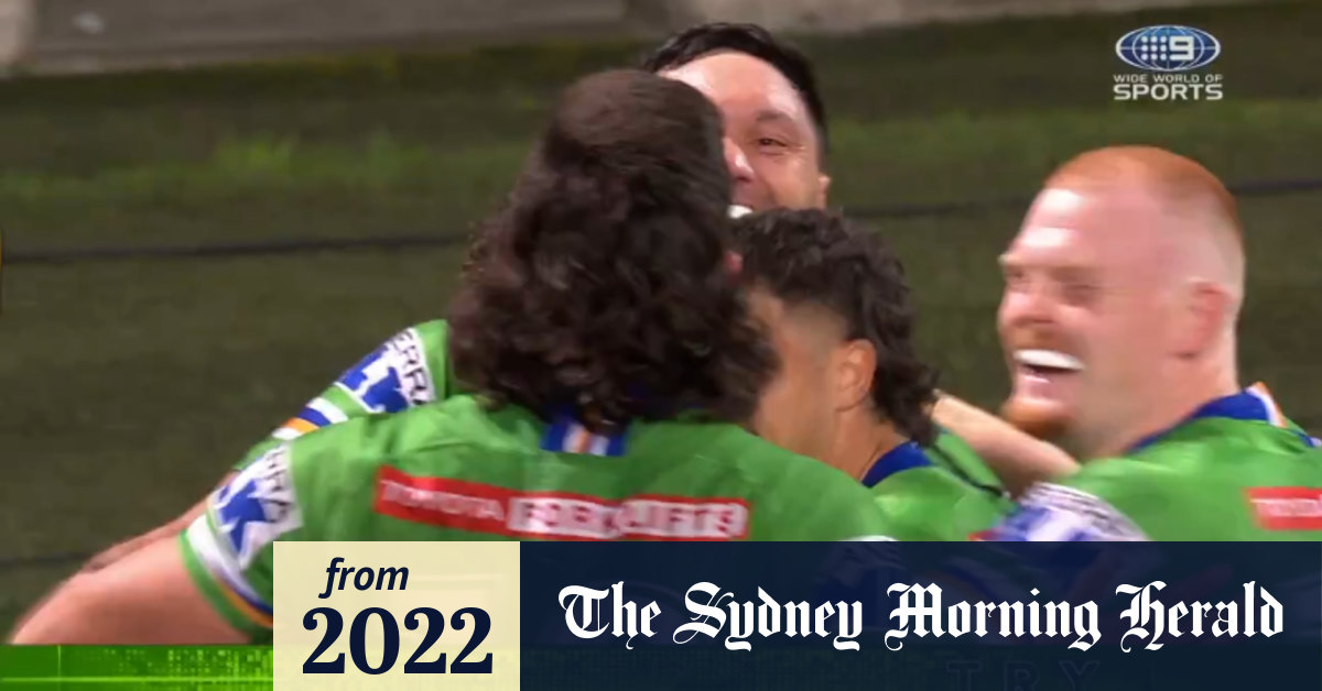 Video: Raider's falcon sets up stunning try