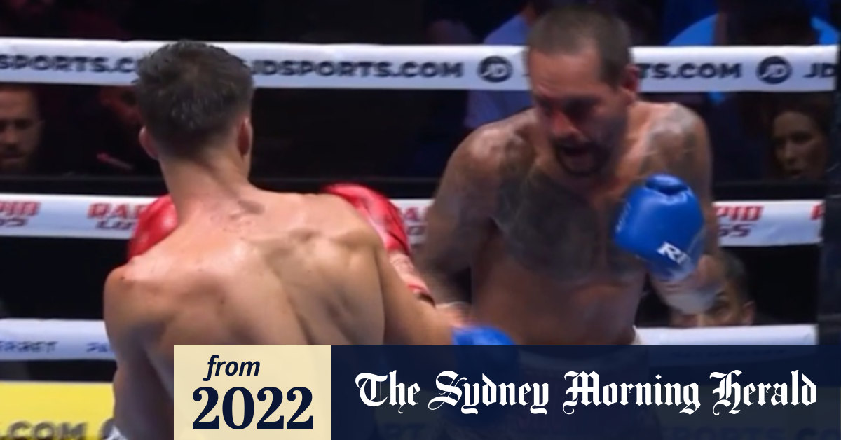 Video: Star hurls three thumping punches after the bell