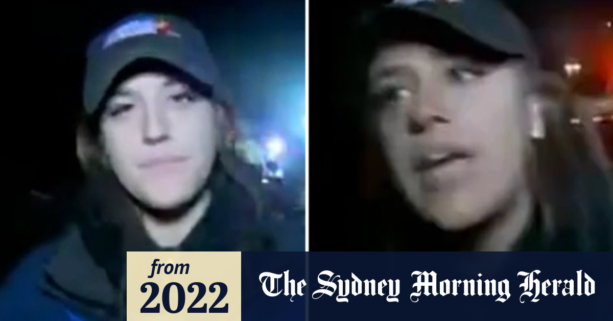 Video: News reporter continues broadcast after being hit by a car