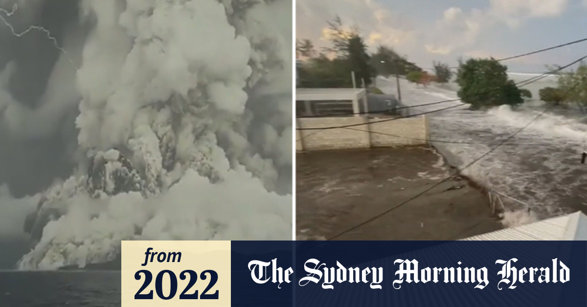 Video: Plane to assess damage in Tonga