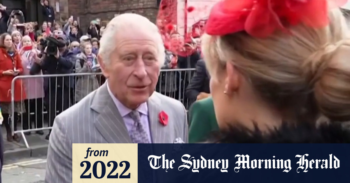 Video: King Charles keeps his cool after man throws eggs