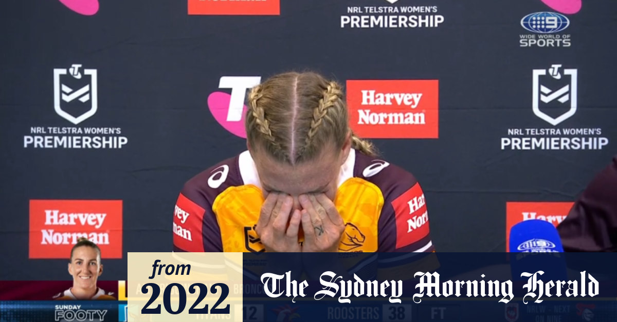 Video: Broncos captain cries after loss