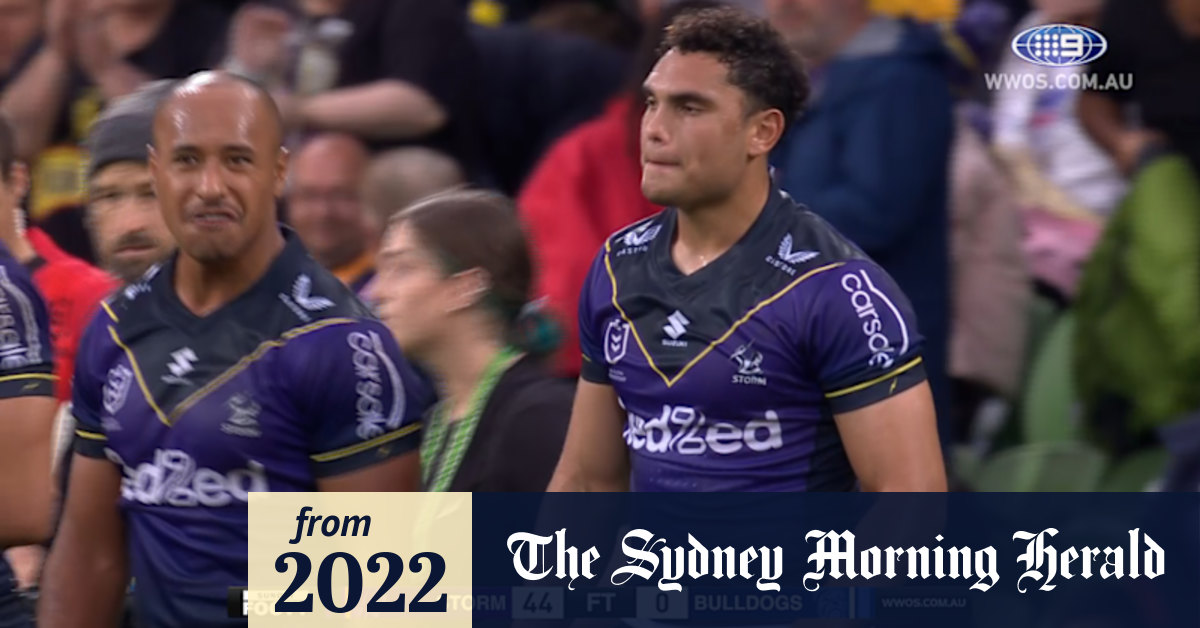 Video: NRL Highlights: Storm v Bulldogs - Round 4