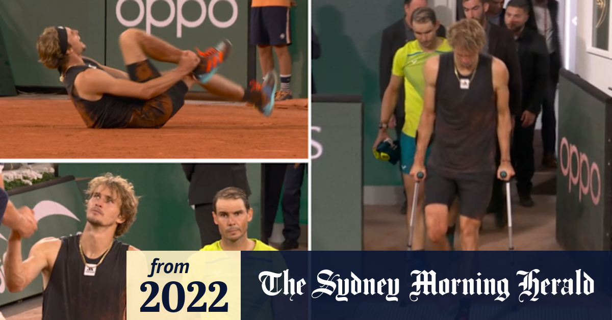 Video: Zverev injury gifts Nadal final appearance