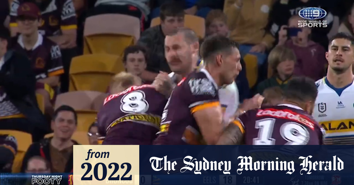 Video: Bronco on report for shoulder charge