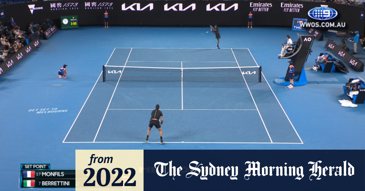 Video: Gaël Monfils vs Matteo Berrettini: Australian Open 2022 ...