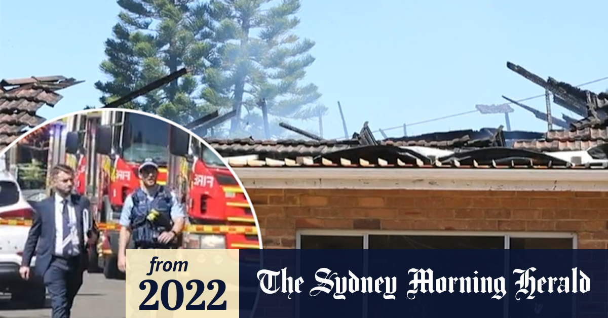 Video: Investigation underway after large fire tears through Sydney home