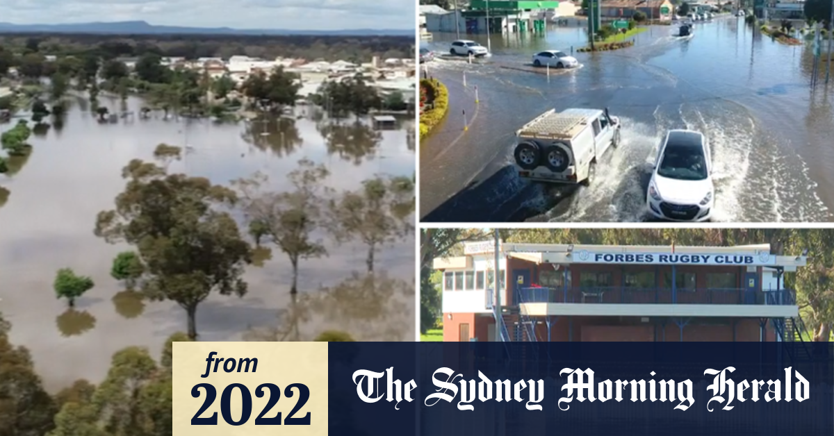 Video: Highest flood in 70 years still likely at Forbes