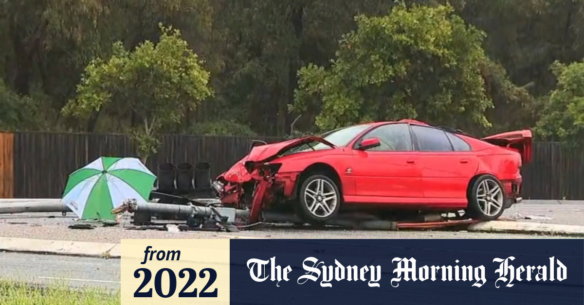 Video: Child fights for life after car crashes into traffic lights