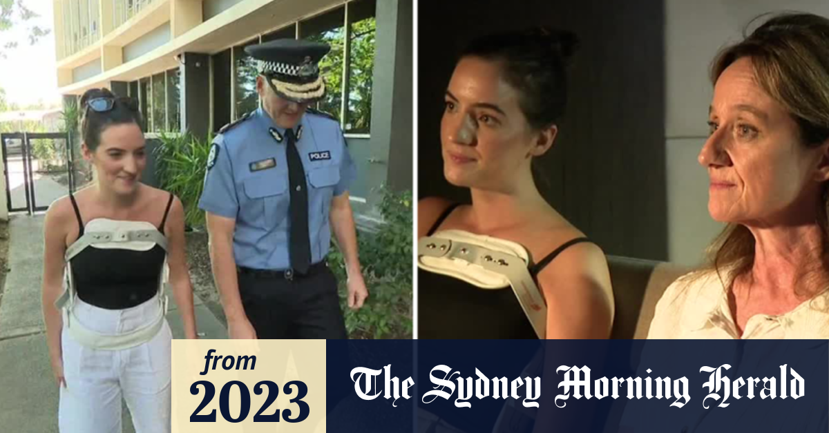 Video: Police officer walks out of hospital months after horror holiday ...