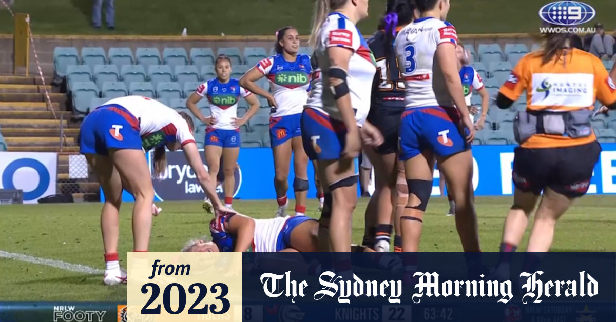 Video: Gallagher sends injury scare through Knights