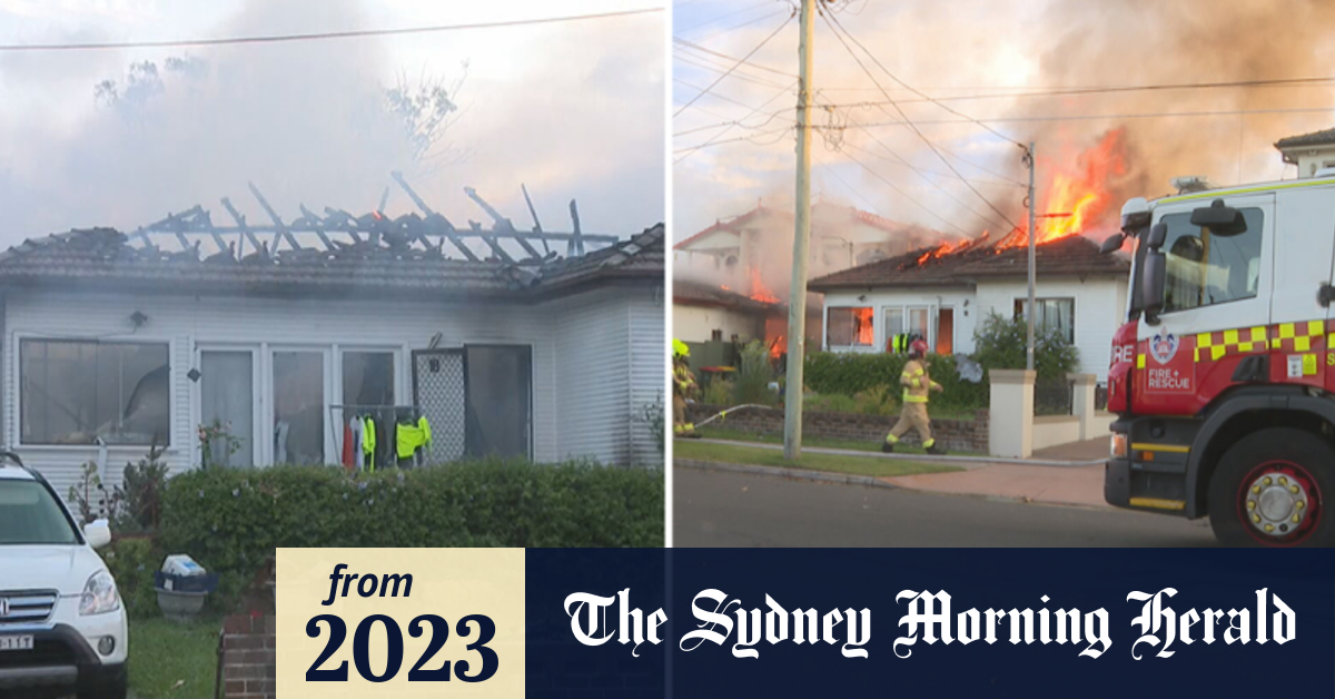 Video: Home explodes into flames sending debris flying into firetruck