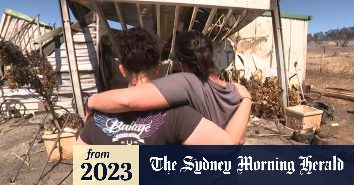 Video: South Australian bushfire survivors narrowly escape the flames