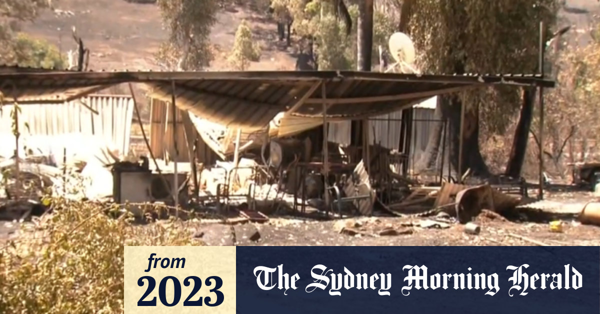 Video: Family flee home before it's gutted by fire