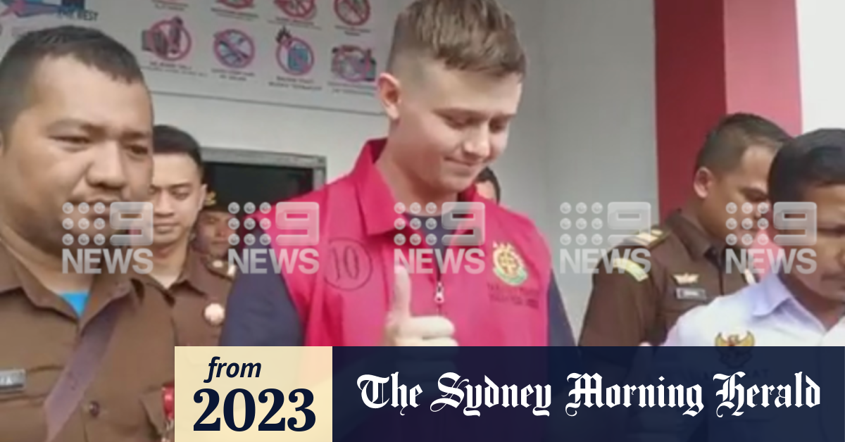 Video: Risby-Jones walks free in Indonesia, set to return home