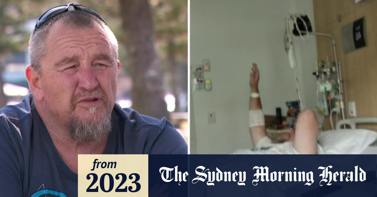 Video: Gold Coast dad with terminal cancer takes aim at hospital