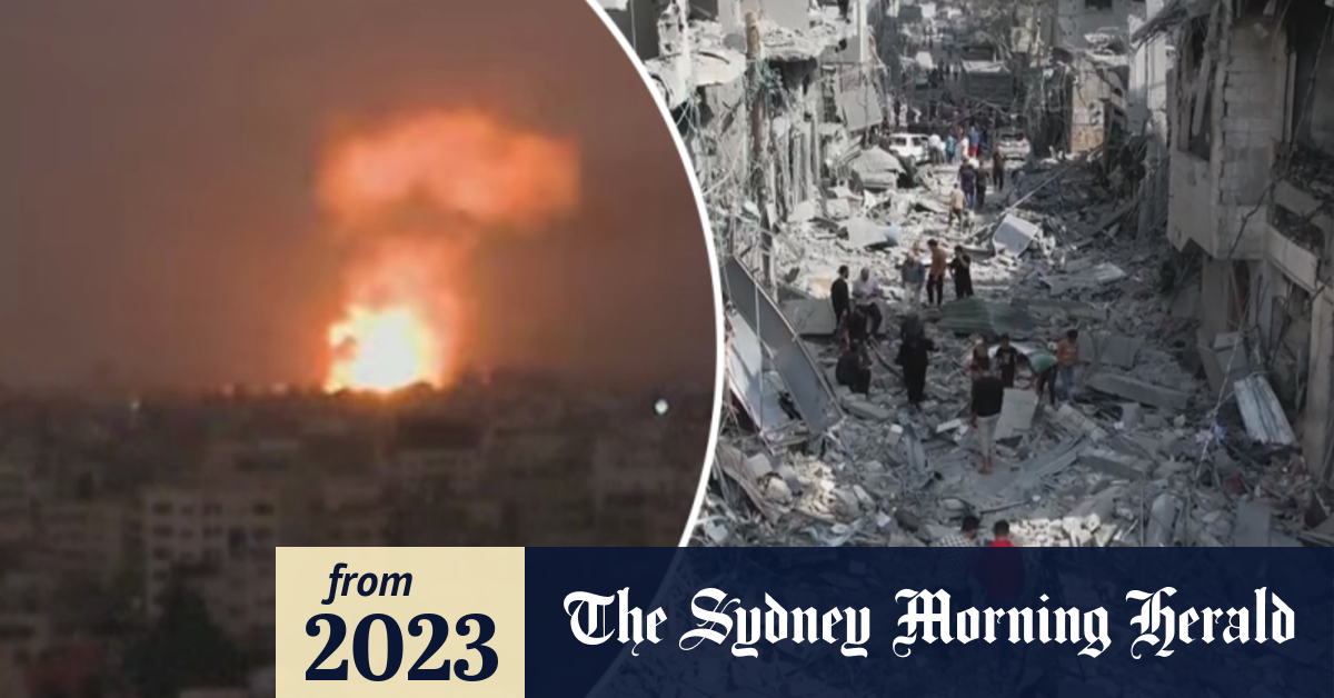 Video: Israel ramps up aerial assault on Gaza