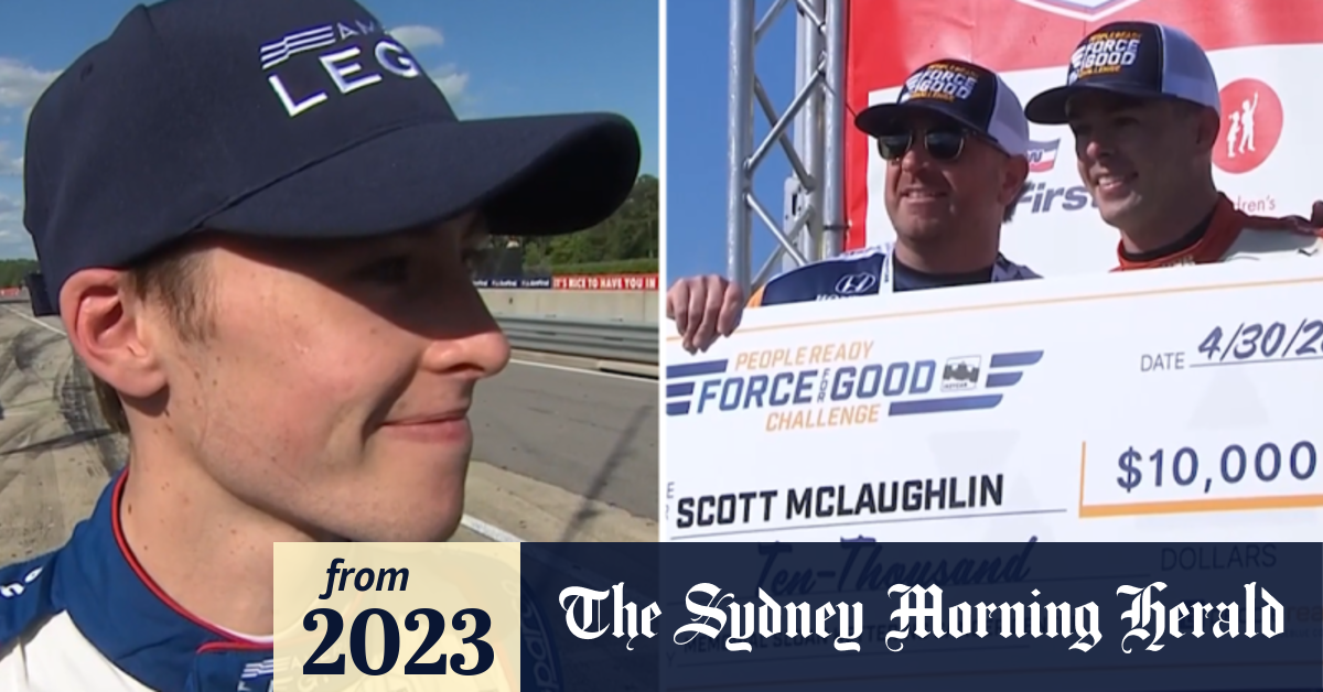 Video: Star driver's reaction to strange trophy