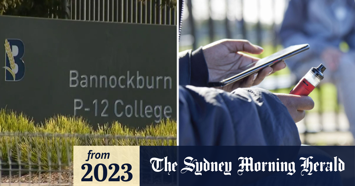 Video: Student hospitalised after suspected vaping incident