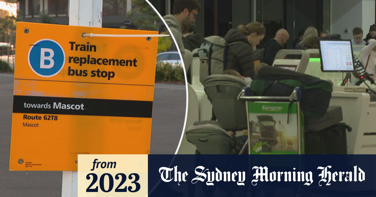 Video: Delays for Sydney Airport trains