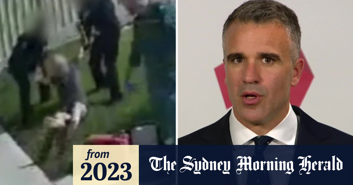 Video: Police release CCTV of care home arrest