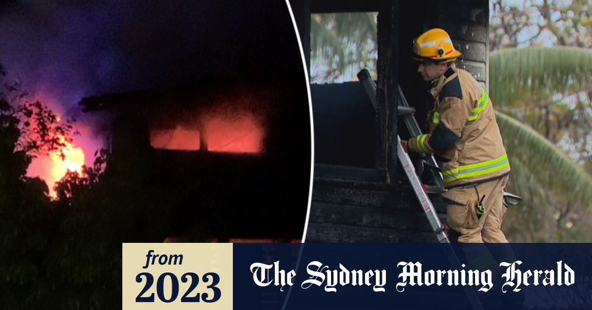 Video: One unaccounted for after Brisbane house fire