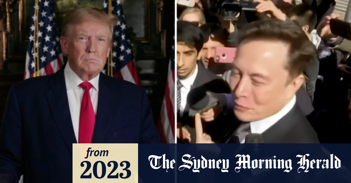 Video: 2022: Elon Musk restores Donald Trump's Twitter account